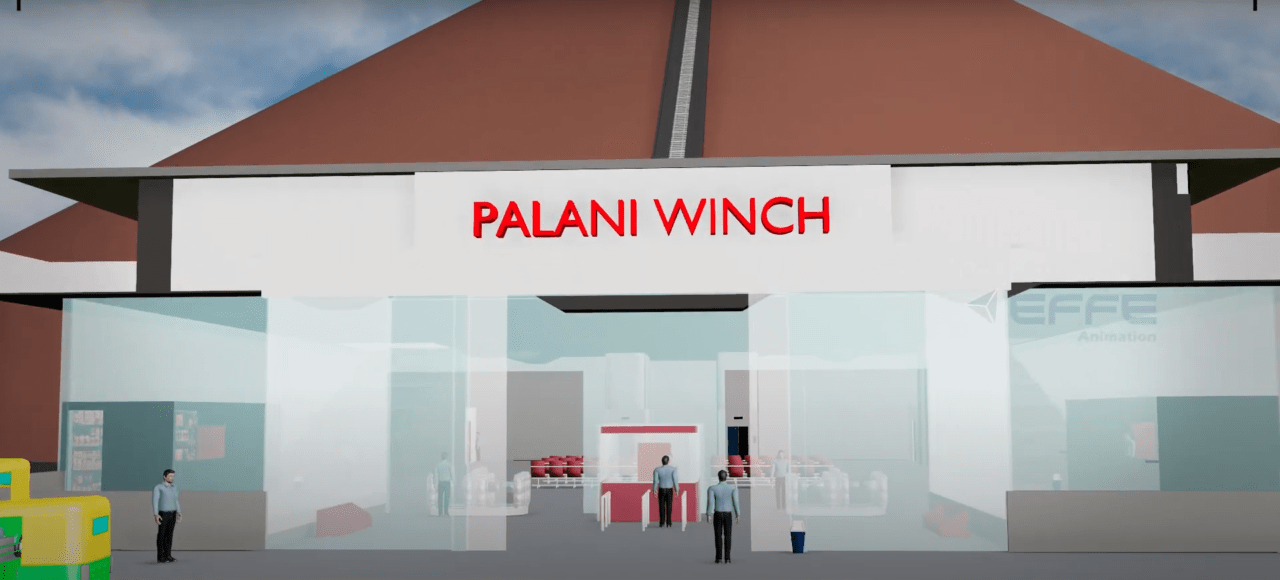 EFFE ANIMATION's Powerful and Efficient 3D Winch Mechanism