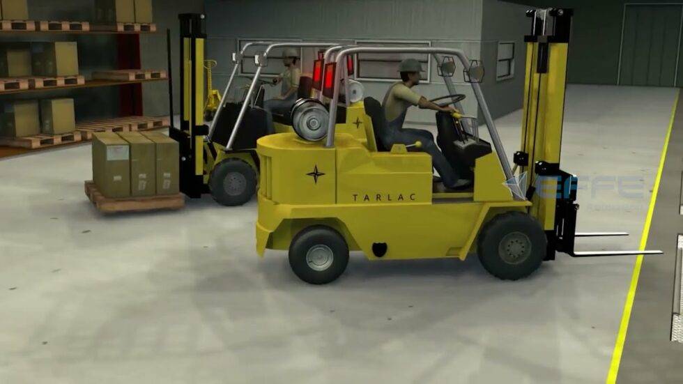Best 3D Work Safety Animation | 3D Animated Forklift
